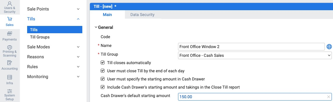 Tills: Money management and tracking for seller workers