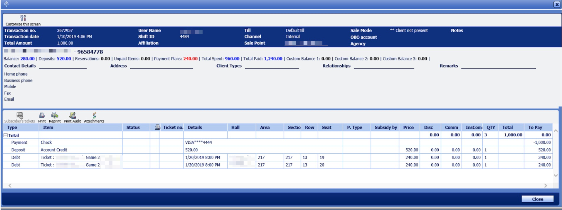 Draft Invoicing: Generating payable invoices for unpaid or reserved items