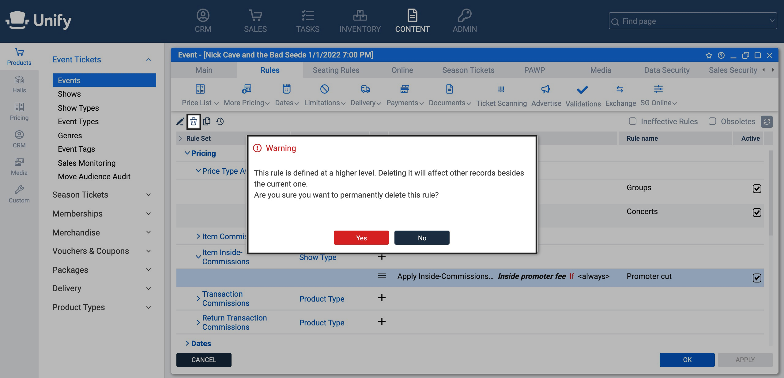 User reference guide: Rules Engine